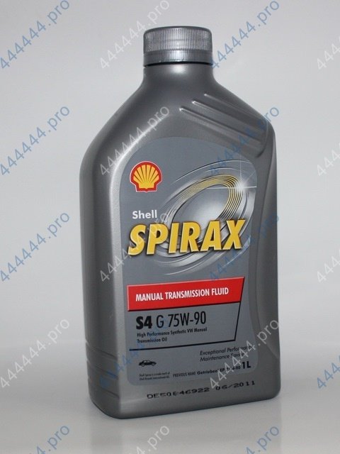SHELL 75W90 Spirax S4 G GL-4 1л полусинтетическое трансмиссионное масло ...