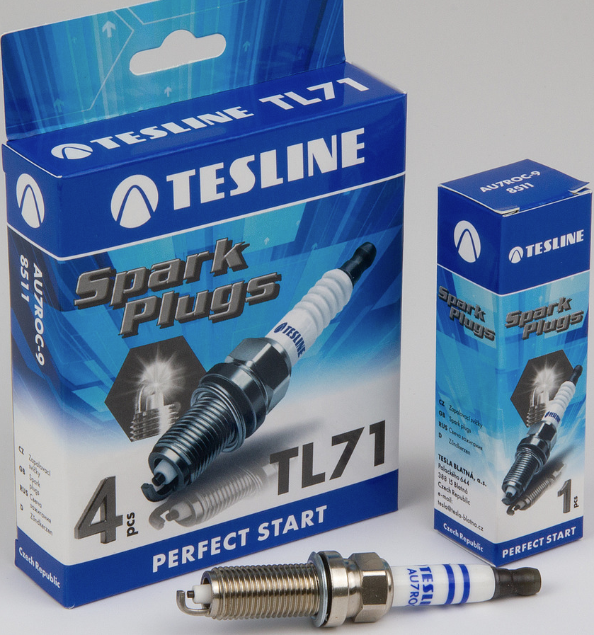 Свечи TESLINE AU7ROC-9 Лада Веста (дв. H4M), Ларгус, Гранта (дв. 11182 ...
